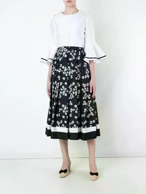 MACGRAW Daisy Chain Silk Skirt