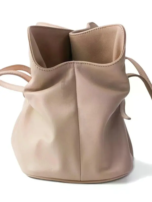 Prada Small Dada Leather Shoulder Bag - Pink