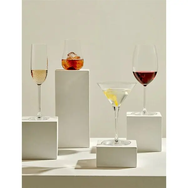 NUDE Vintage Champagne Crystal Glasses Set Of 2
