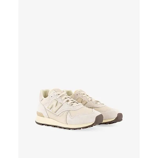 NEW BALANCE 475 Suede And Mesh Trainers - Bisque