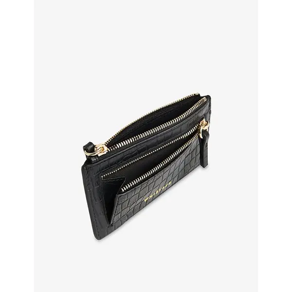 Whistles Branded Mock-croc Leather Purse