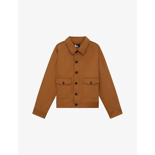 The Kooples Flap-pocket Regular-fit Cotton Jacket