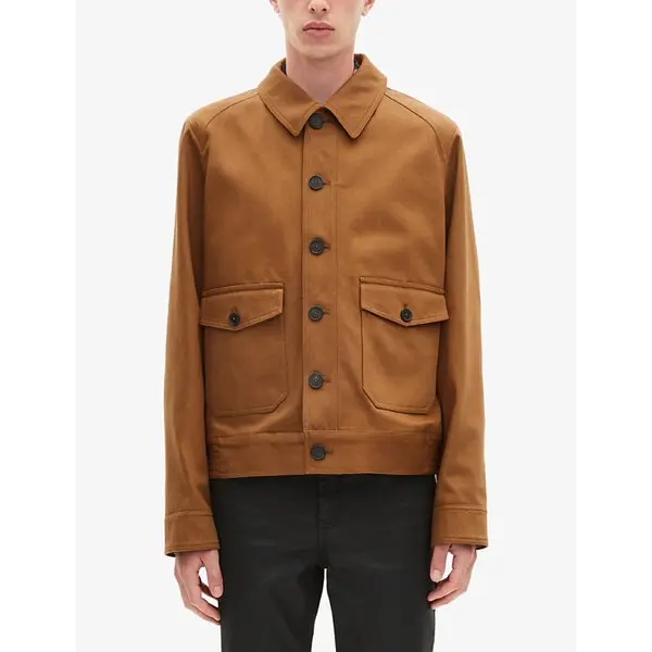 The Kooples Flap-pocket Regular-fit Cotton Jacket