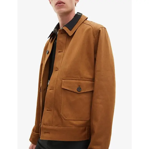 The Kooples Flap-pocket Regular-fit Cotton Jacket