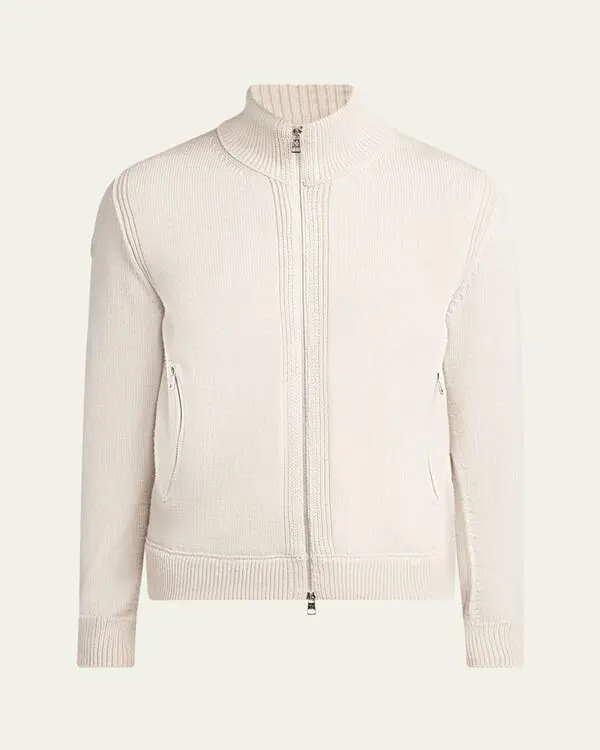Moncler Padded Back Wool Cardigan