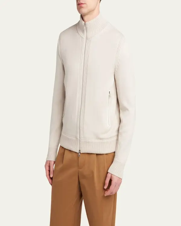 Moncler Padded Back Wool Cardigan