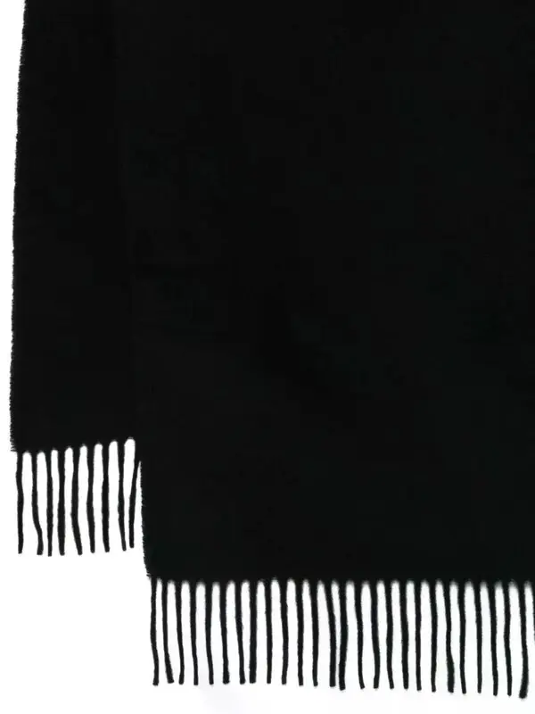 TOTEME Fringed Scarf - Black