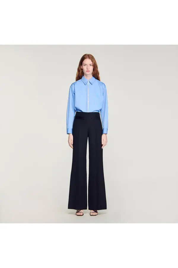 Sandro Pocket Detail Trousers