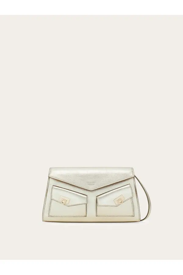 FERRAGAMO Multipocket Mini Bag - Natural