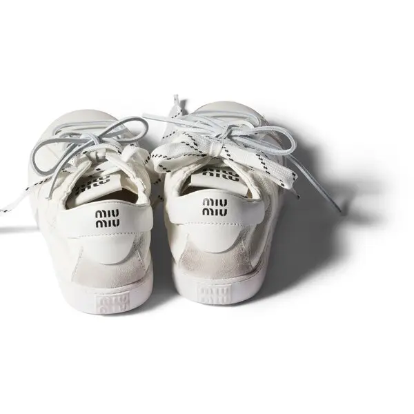 Miu Miu Deco Leather Sneakers