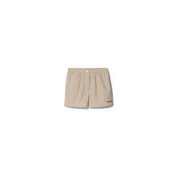 Miu Miu Checked Board Shorts