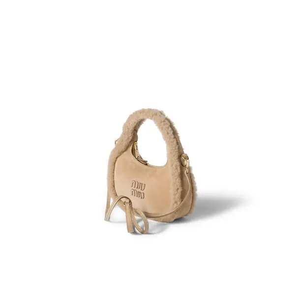 Miu Miu Wander Shearling Bag