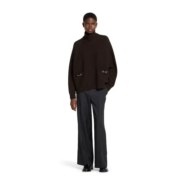 Gucci - Wool Cashmere Sweater With Horsebit