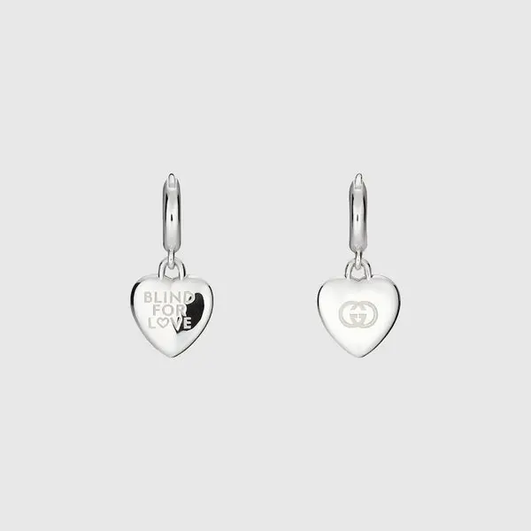 Gucci Blind For Love Hoop Earrings - One-color