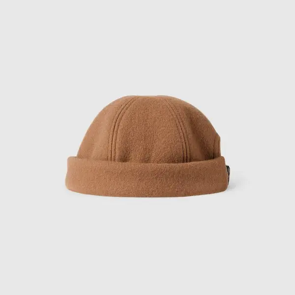 Gucci Wool Hat With Embroidery - Brown