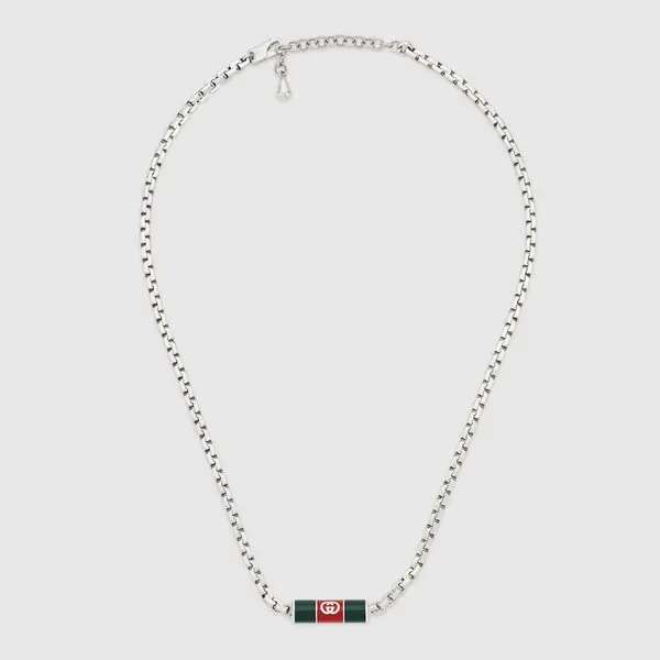 Gucci Necklace With Web Detail