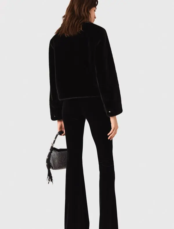 Maje Stretch Velour Trousers
