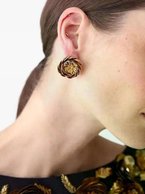 Carolina Herrera Flower Earrings