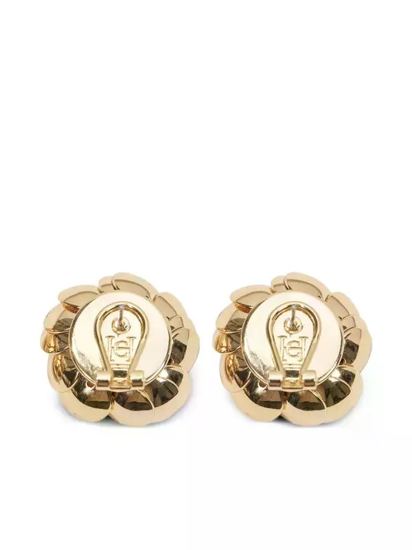 Carolina Herrera Flower Earrings