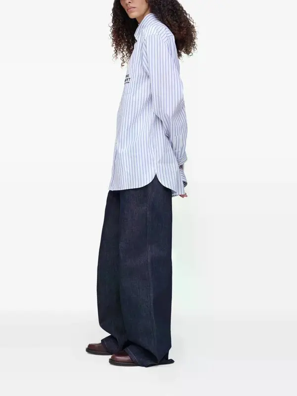 Marc Jacobs Striped Cotton Shirt - Blue