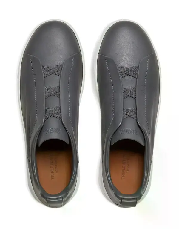 Zegna Leather Sneakers