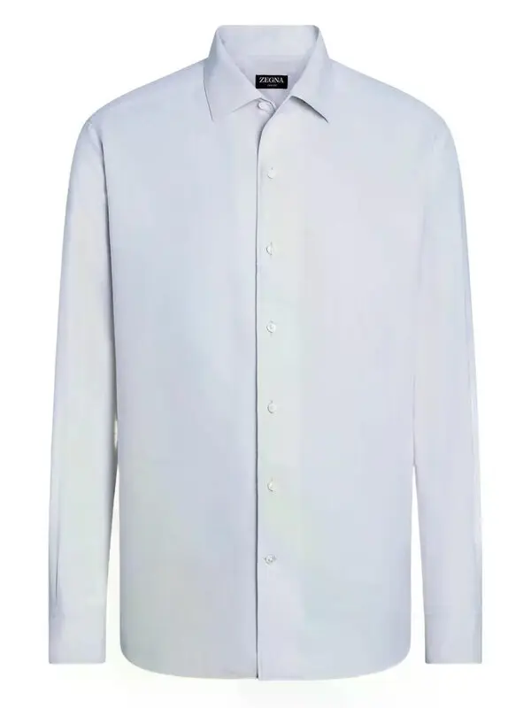 Zegna Button-fastening Shirt - Blue
