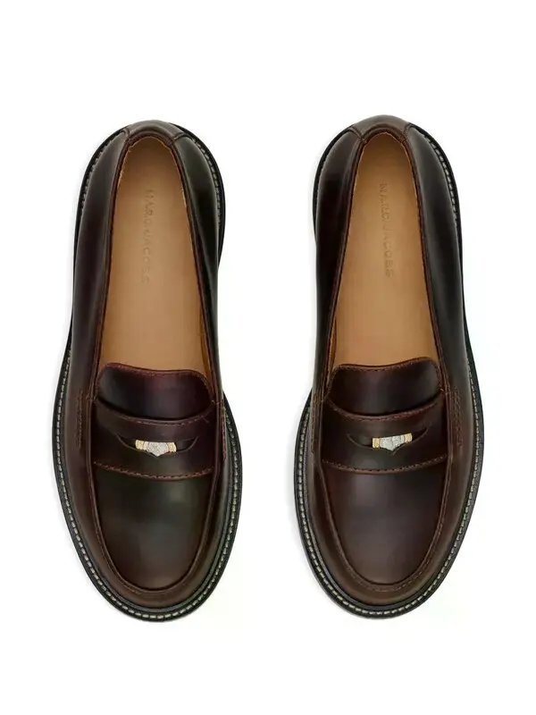 Marc Jacobs Leather Penny Loafers