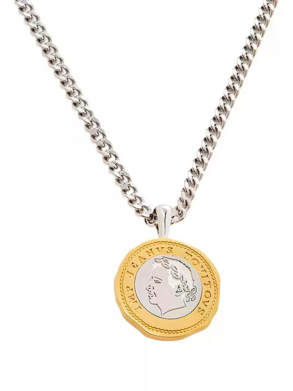 Marc Jacobs Coin Pendant Necklace - Gold