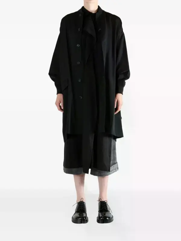 Yohji Yamamoto Buttoned Wool Coat