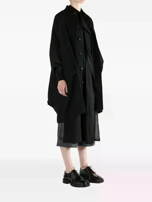Yohji Yamamoto Buttoned Wool Coat