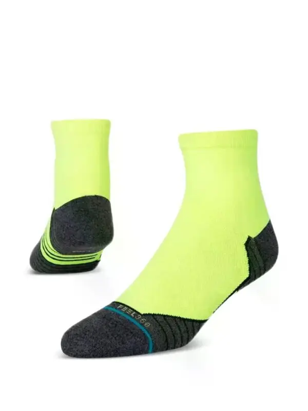 Stance Paneled Ankle Socks - Yellow