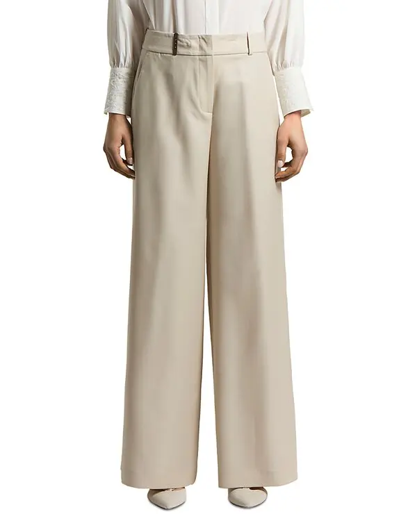 Peserico Wool Wide Leg Pants