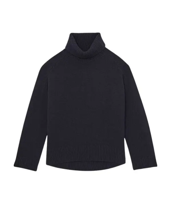 REISS Turtleneck Wool-cashmere Sweater