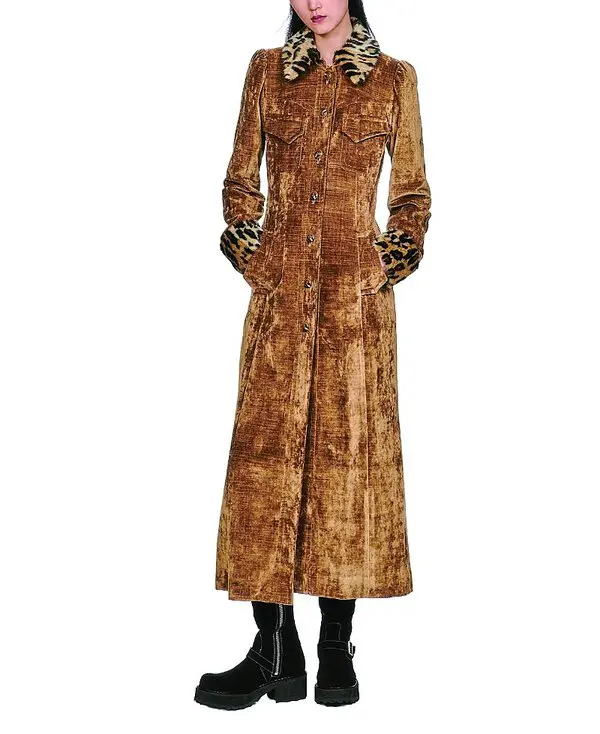 Anna Sui Velour Coat