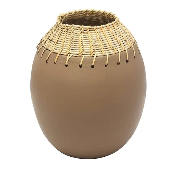 TOV FURNITURE Souk Terracotta Vase - Brown/natural