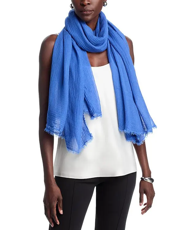 Echo Essential Modal & Silk Scarf - Ultramarin
