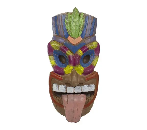 NORTHLIGHT Tiki Tongue Out Hanging Wall Dec Ration 16 - One-color