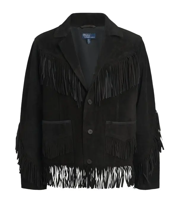 Polo Ralph Lauren Suede Fringed Jacket