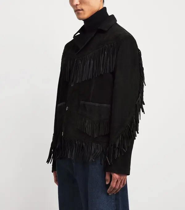 Polo Ralph Lauren Suede Fringed Jacket