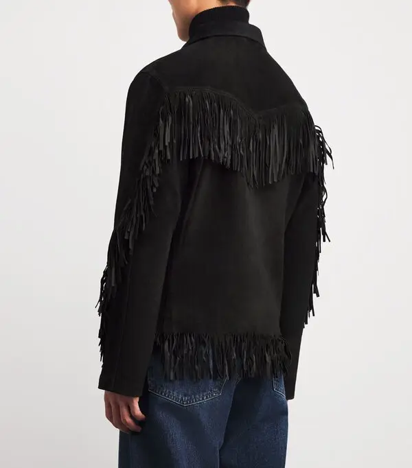 Polo Ralph Lauren Suede Fringed Jacket