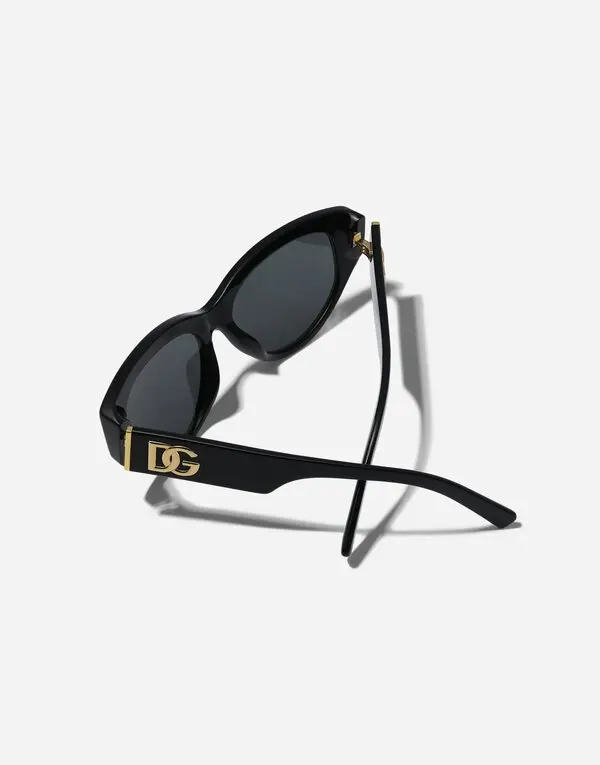 Dolce & Gabbana Dg Crossed Sunglasses - Black