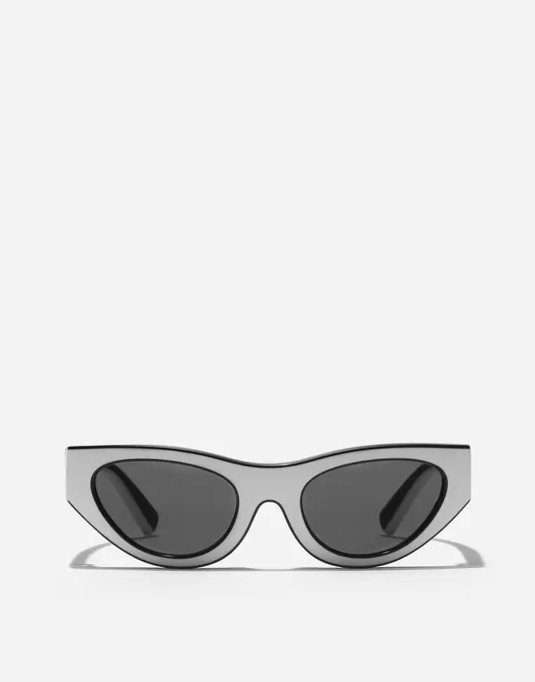 Dolce & Gabbana Sunglasses With Logo - White/black