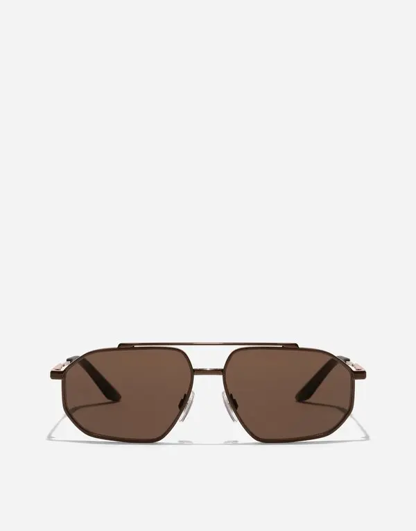 Dolce & Gabbana Metal Classic Sunglasses - Brown