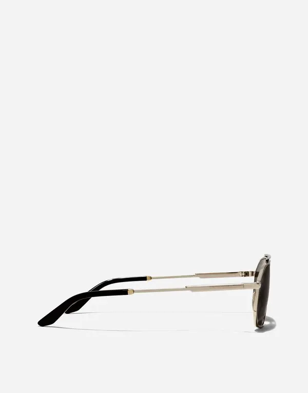Dolce & Gabbana Metal Octagon Sunglasses - Gold