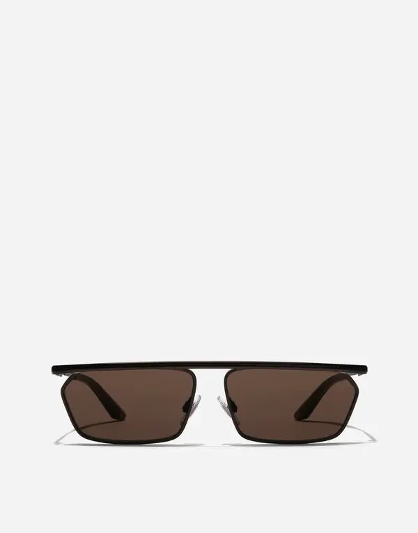 Dolce & Gabbana Rectangle Sunglasses - Brown