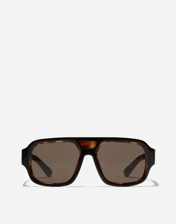 Dolce & Gabbana Lusso Sartoriale Sunglasses - Top Brown/pearl Gold And Brown