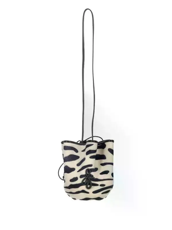 Ruslan Baginskiy Animal-print Drawstring Bucket Bag