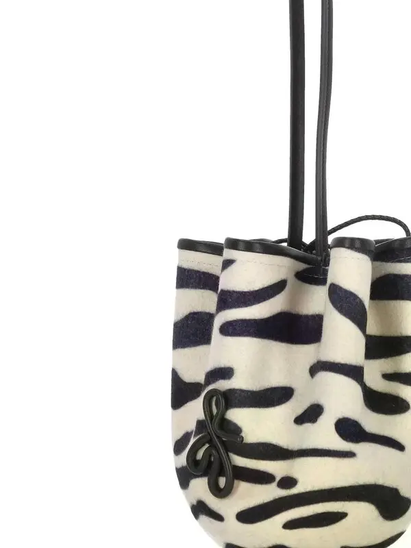 Ruslan Baginskiy Animal-print Drawstring Bucket Bag