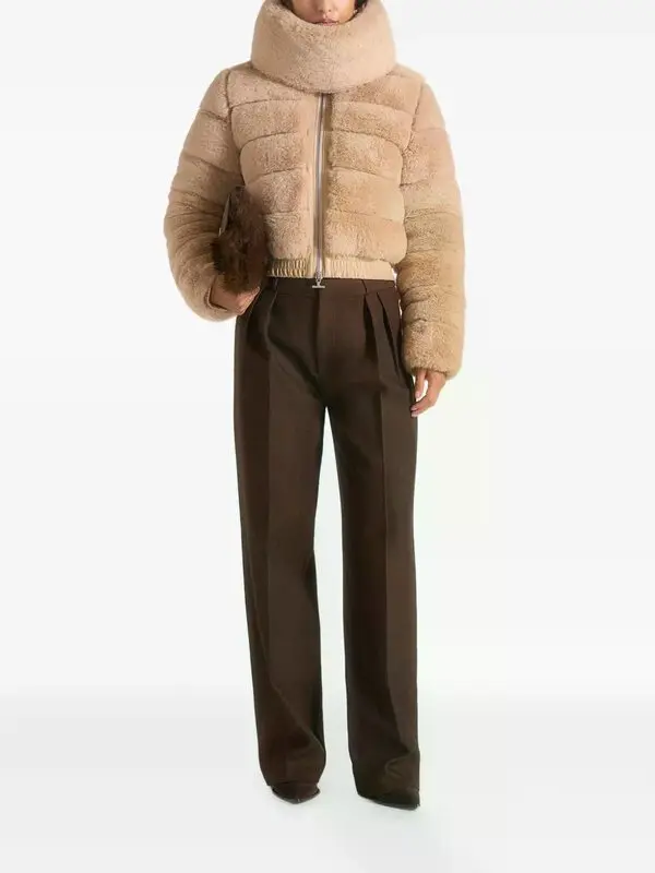 Manière De Voir Jacket With Detachable Scarf