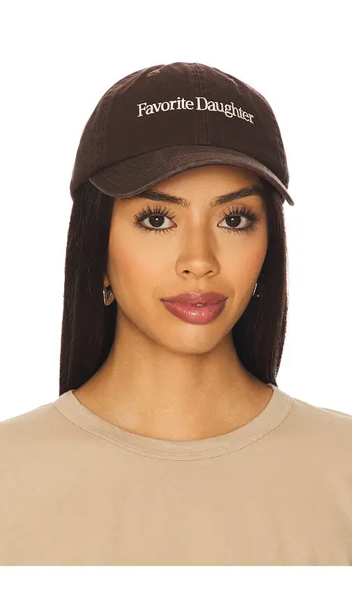 FAVORITE DAUGHTER Classic Logo Baseball Cap - Coffee